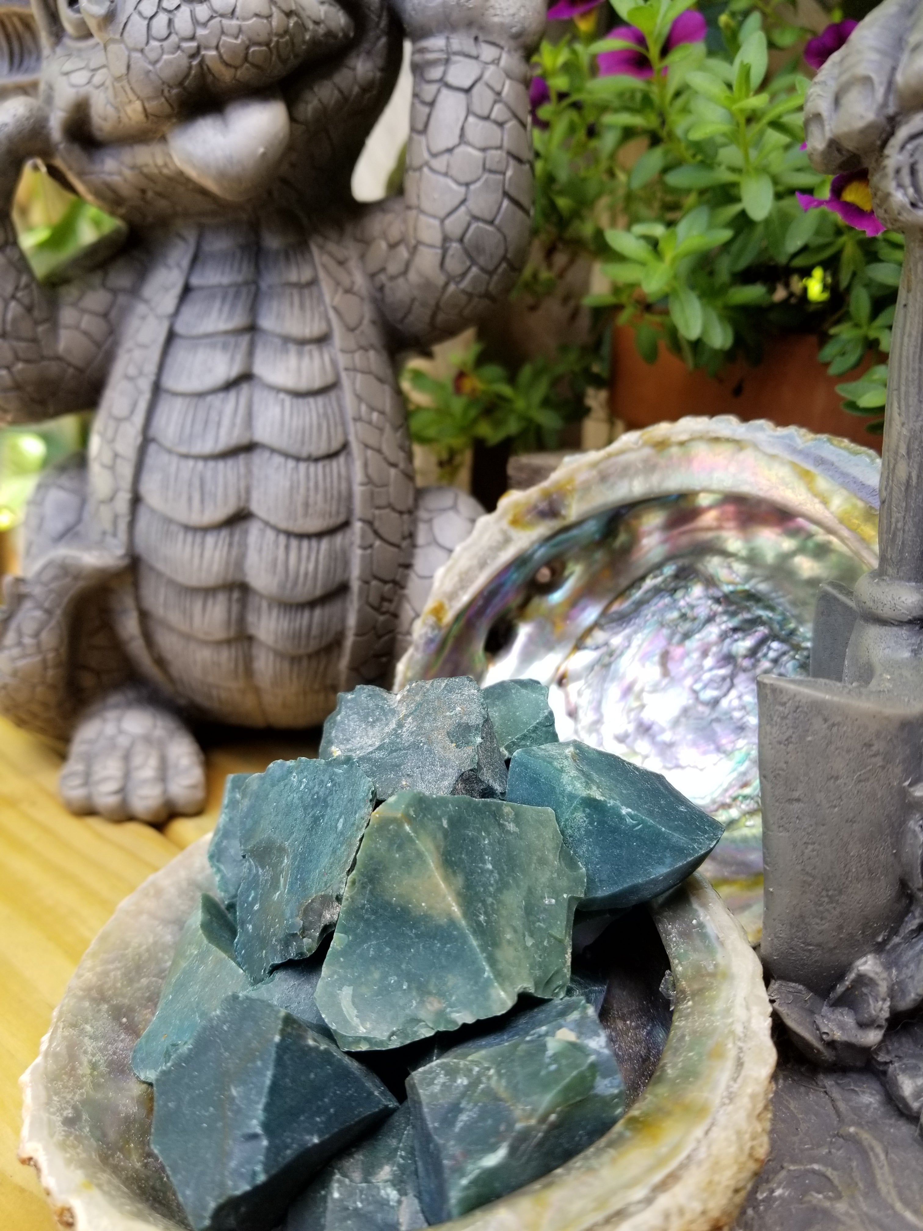 Evergreen Jasper Rough – Dragon's Den Crystals & Stones