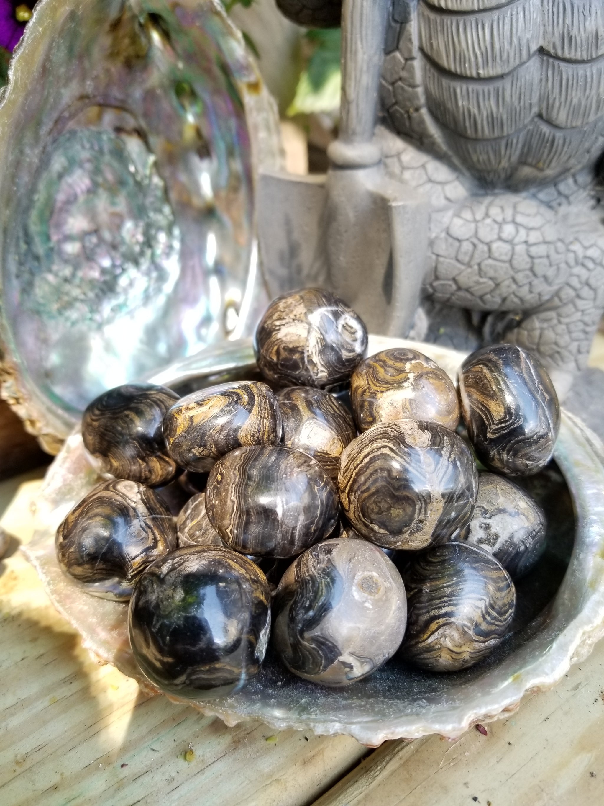 Strombolite Tumbled Stone – Dragon's Den Crystals & Stones